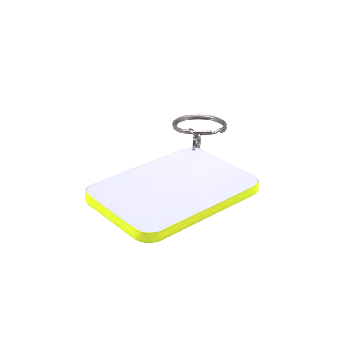 Polymer Keyring - Yellow - Giftalot